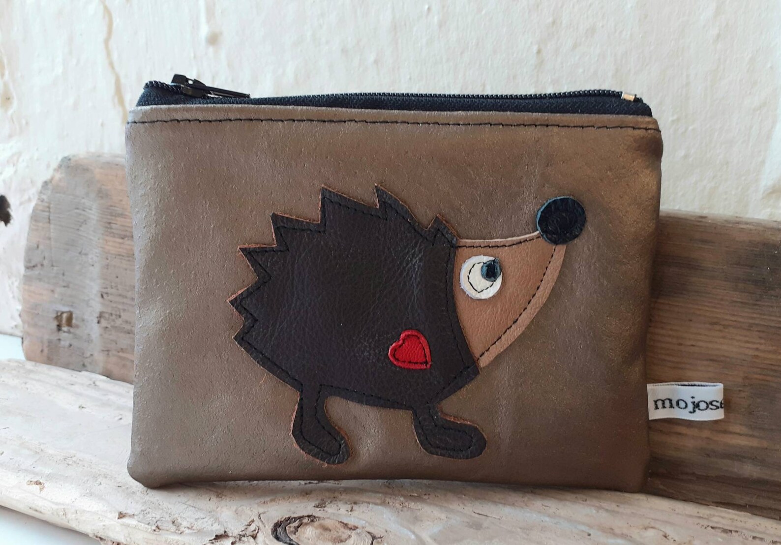 Leather hedgehog purse hedgehog purse hedgehog coin purse | Etsy