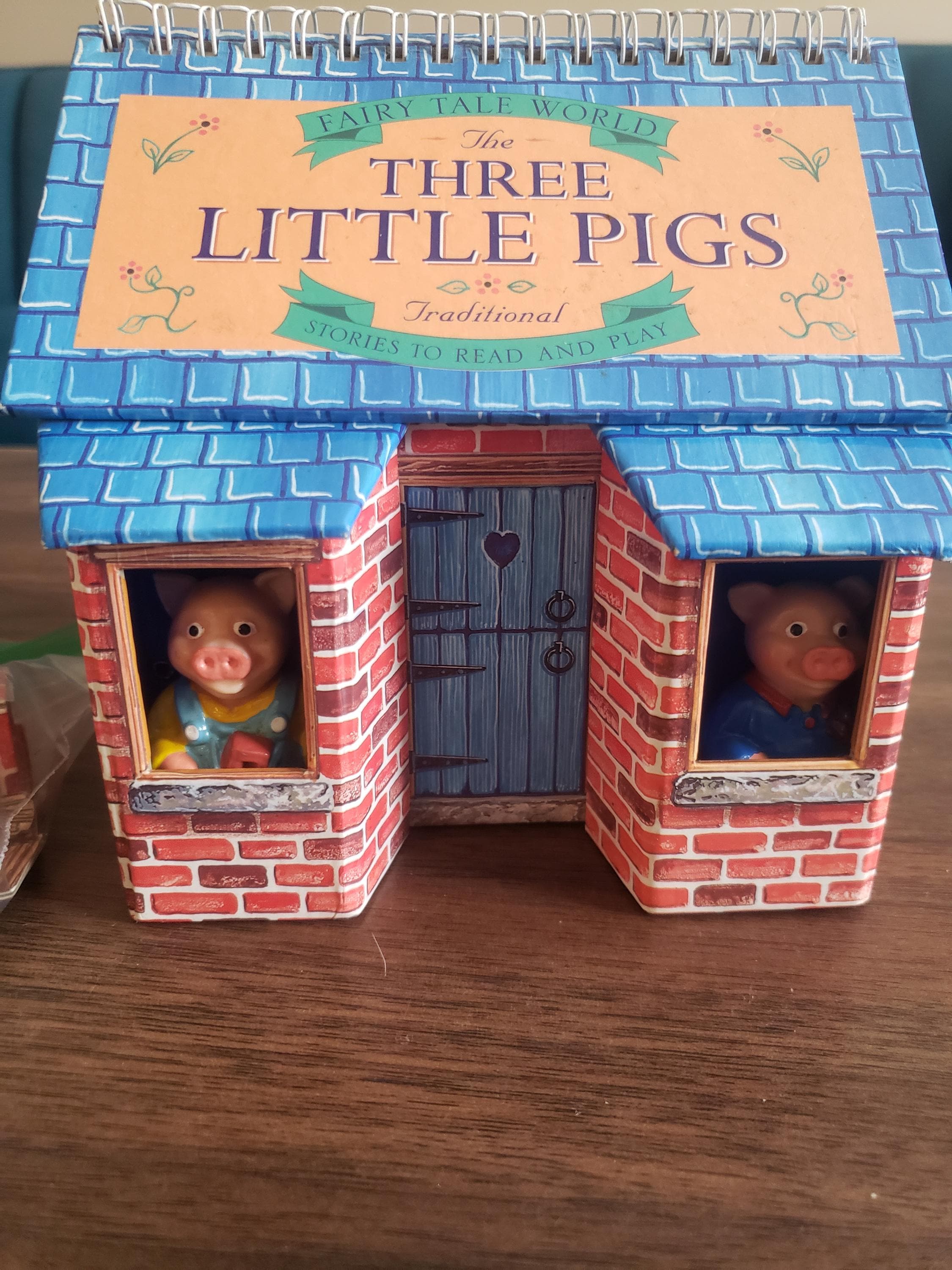 The Three Little Pigs Story and Playset - Etsy