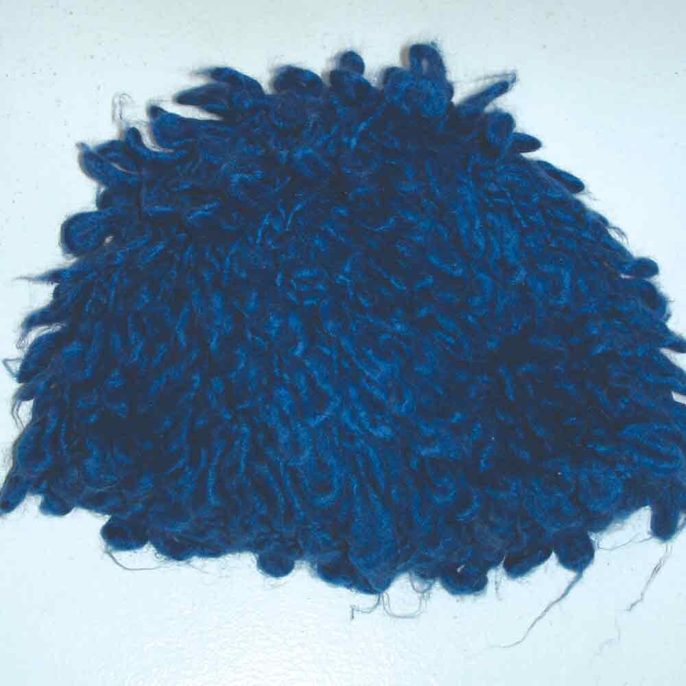 Fun Vintage Loopy Blue Wool Acrylic Blend Hat Unique Skullcap - Etsy