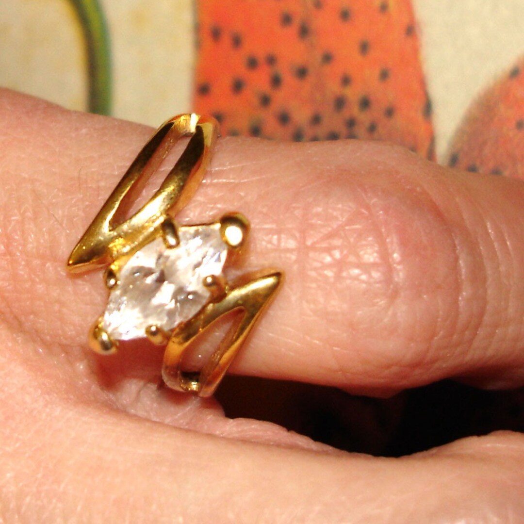 Vintage LIND Faceted Faux Diamond Cz Cubic Zirconia Crystal Gemstone ...