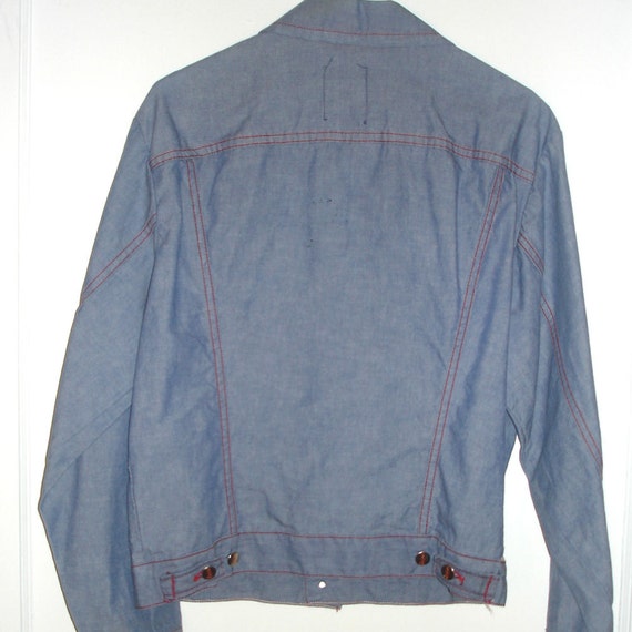 rare vintage MAVERICK Blue Bell 60s light blue denim … - Gem