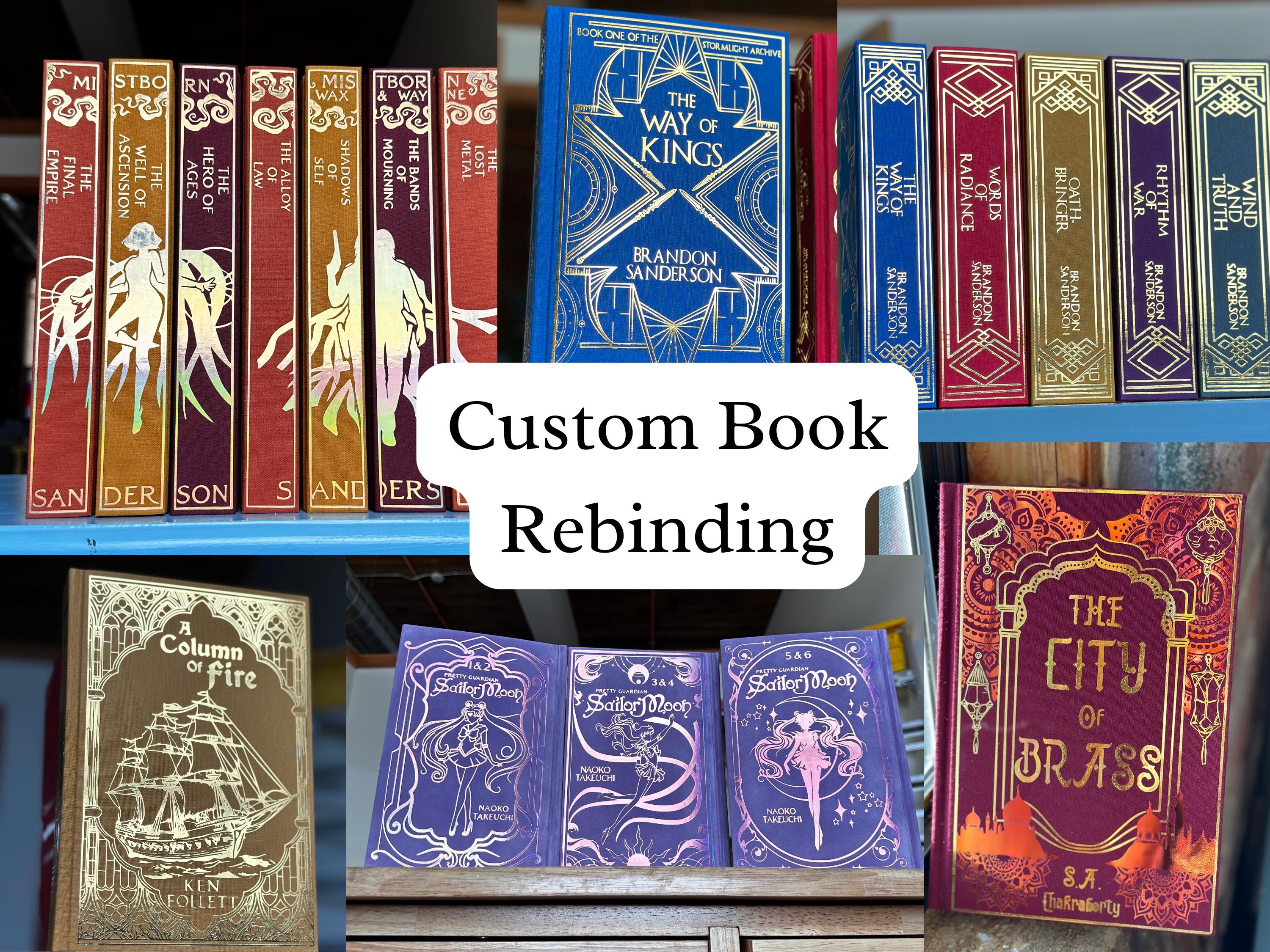 Handmade Custom Book Rebinding: Custom Hardcover Special Edition - Etsy