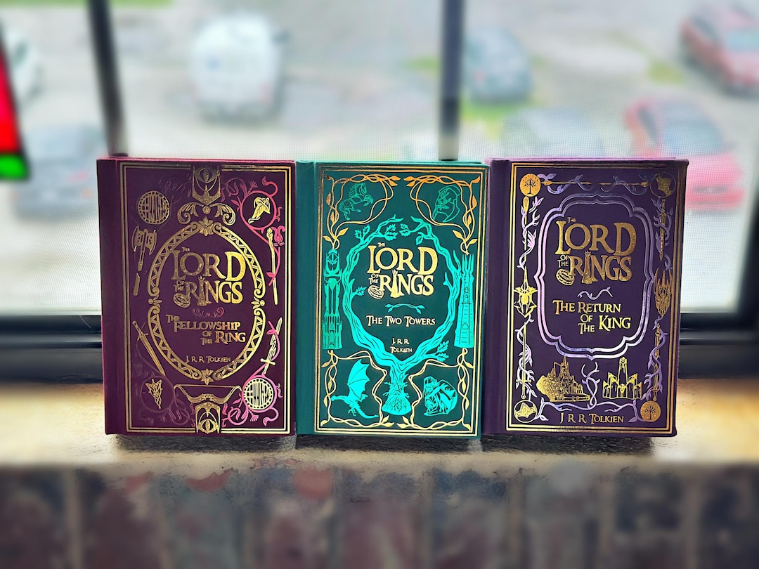 Lord of the Rings by Tolkien Rebind Lotr Trilogy Special Edition Rebound Lotr Trilogy Made to ...