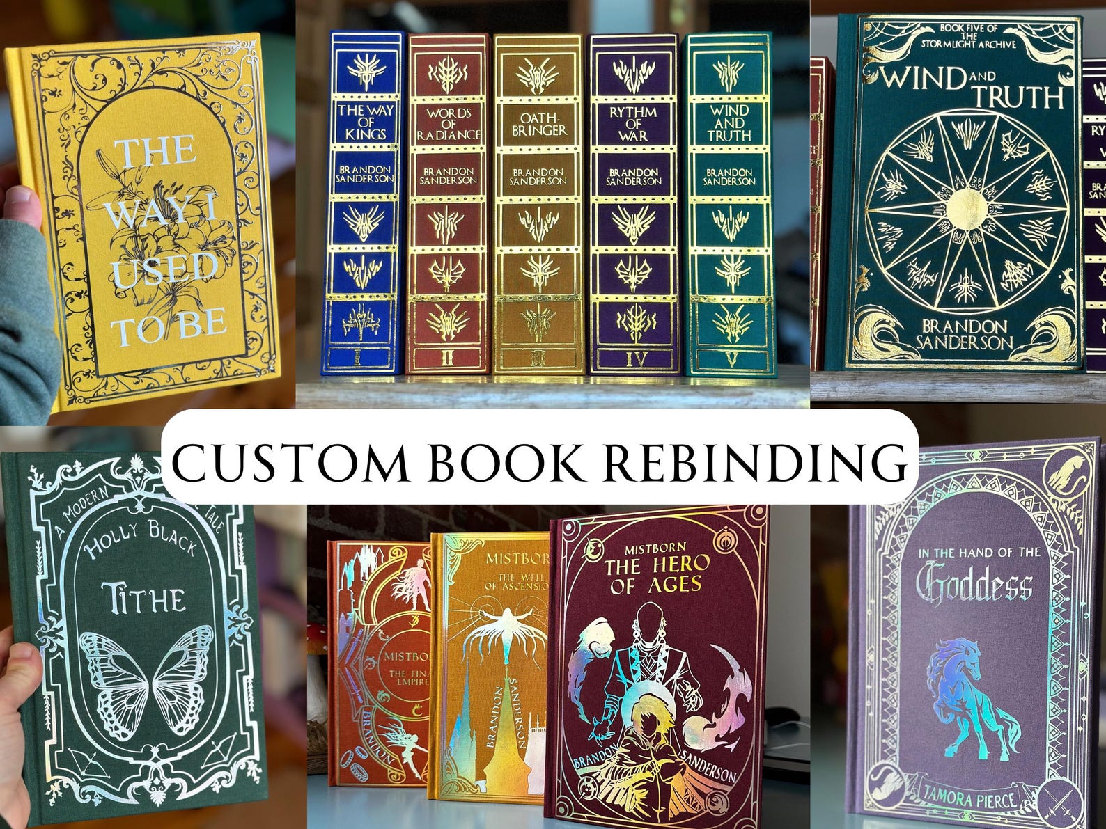 Handmade Custom Book Rebinding: Custom Hardcover Special Edition - Etsy