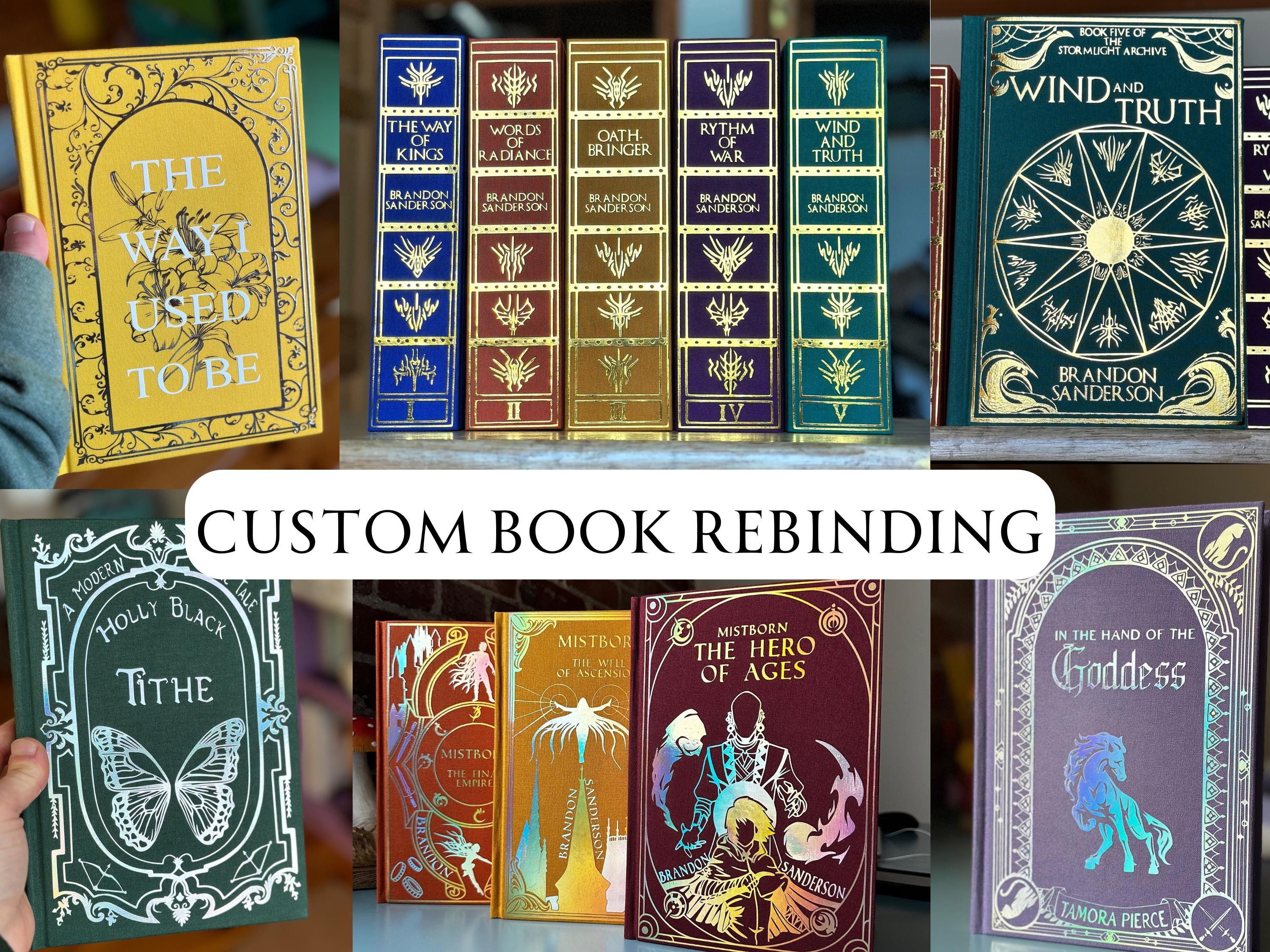Handmade Custom Book Rebinding: Custom Hardcover Special Edition - Etsy
