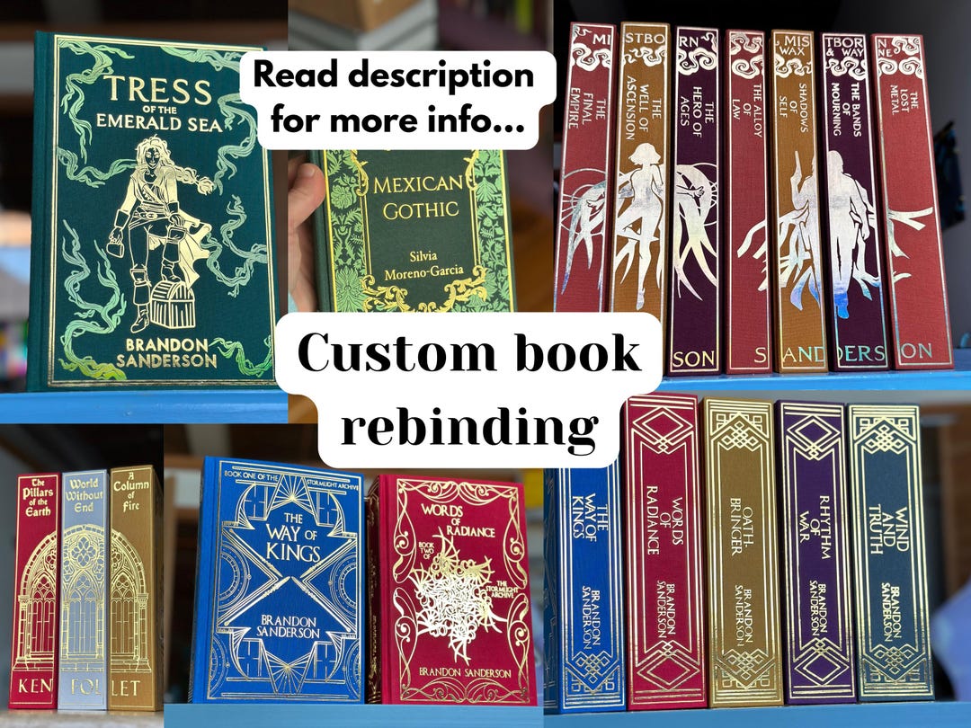 Handmade Custom Book Rebinding: Custom Hardcover Special Edition - Etsy