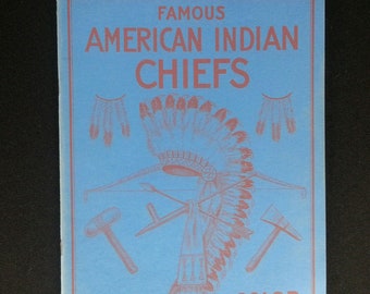 Indian Chiefs Book - Etsy