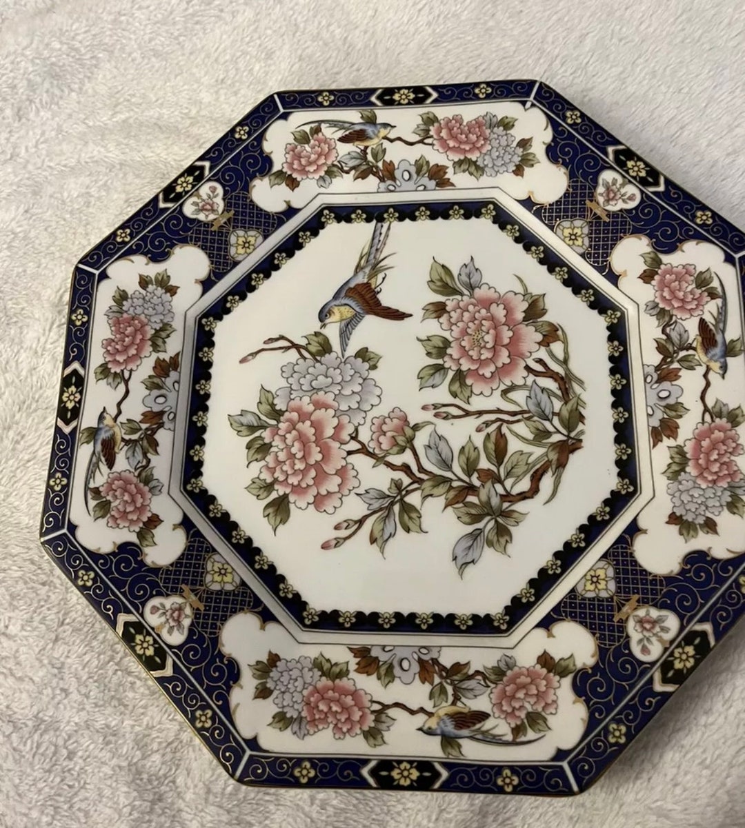 Vintage Octagonal Japanese Plate - Etsy