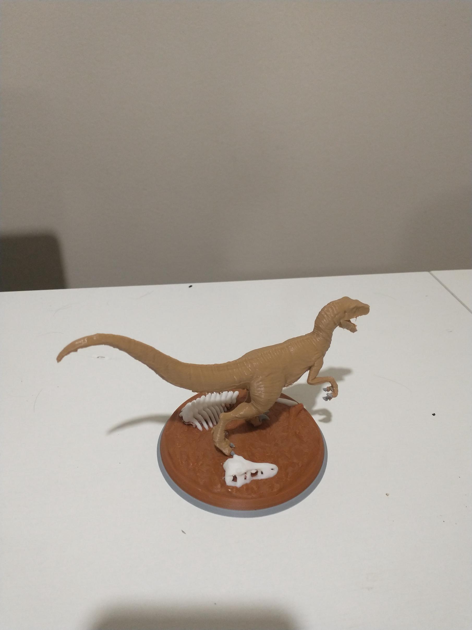 3D Printed Raptor Mini Statue, Raptor Art, Velociraptor, 3D Printed ...