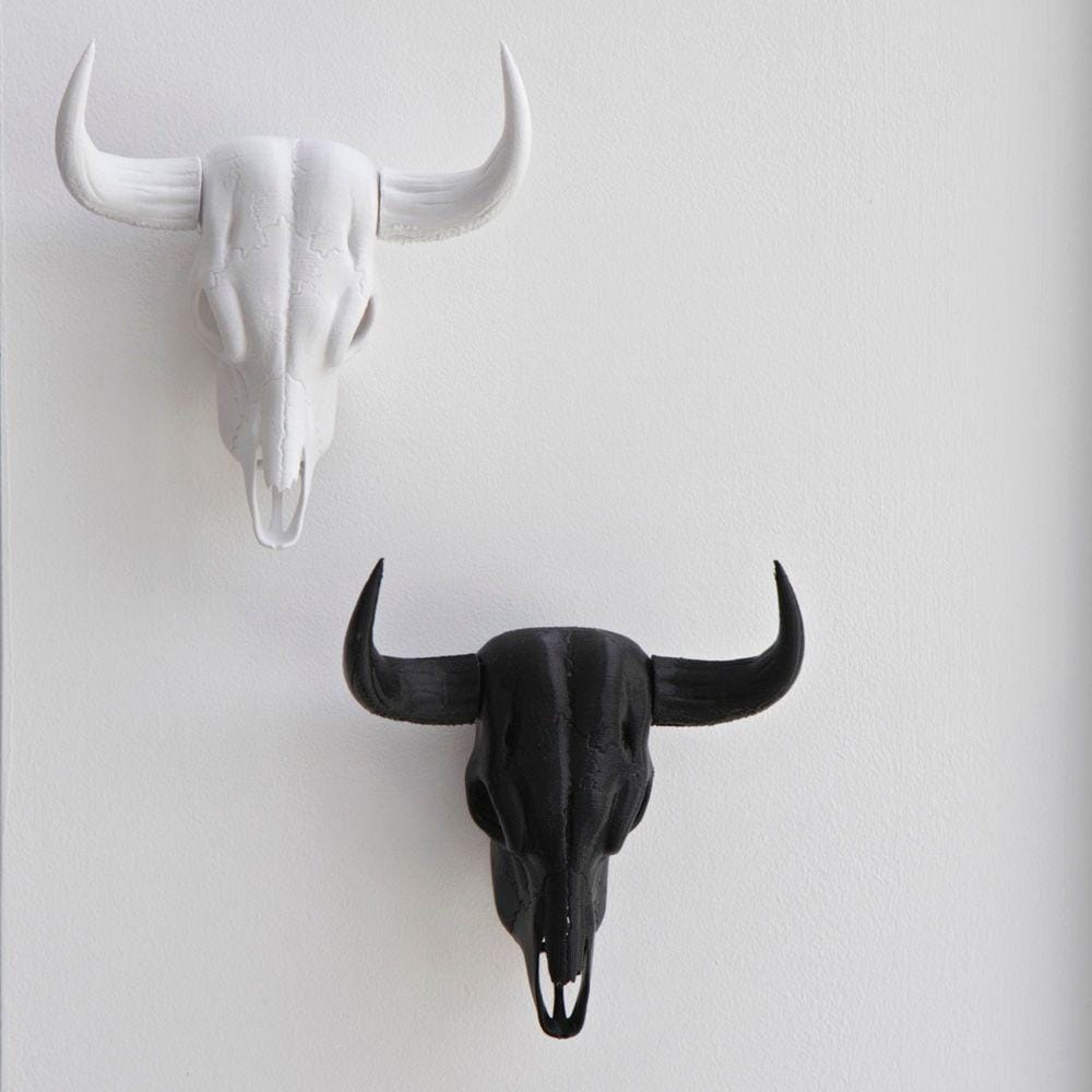 Rustic Chic: Faux Bull Skull Wall Decor Western-inspired Home Accent - Etsy