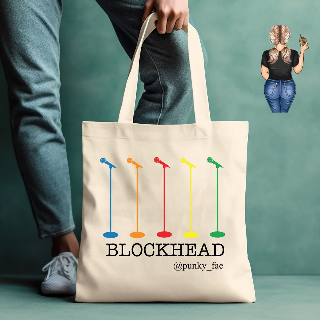 Blockhead NKOTB Canvas Tote - Etsy