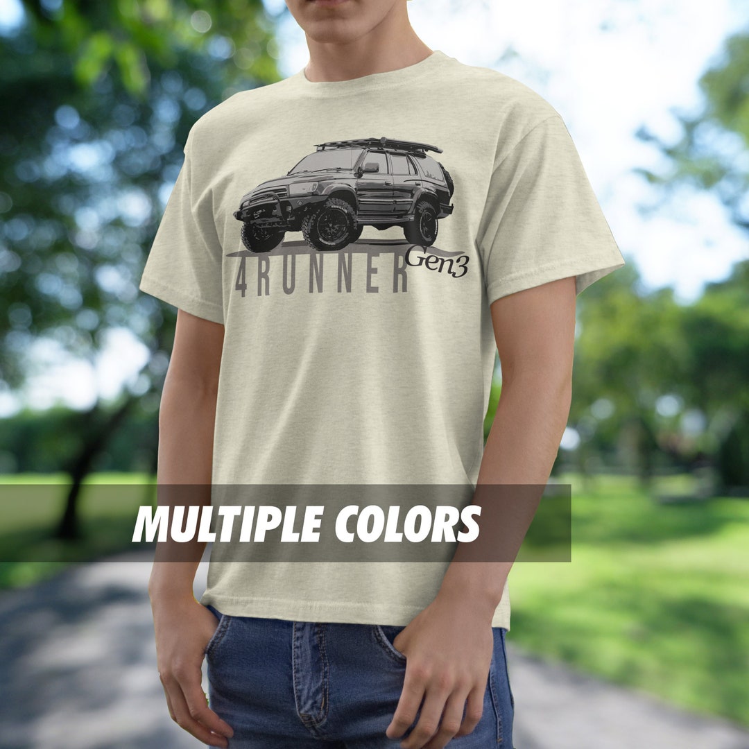 Toyota 4runner Men's Shirt Gen 3 Vintage Series Toyota 4 Runner off ...