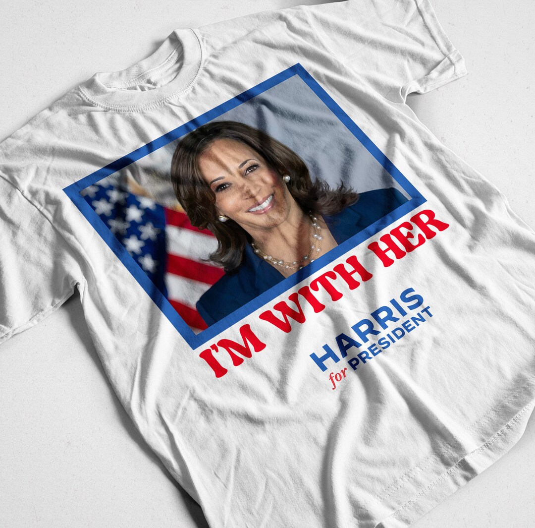 Camiseta de Kamala Harris Walz 2024 President / Estoy con ella / Kamala ...