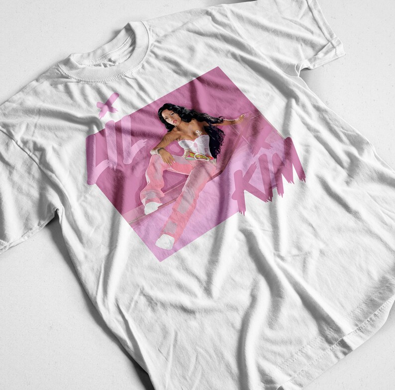 Lil' Kim Tribute Shirt Lil' Kim Tour Merch Lil' Kim Pink Album Cover ...