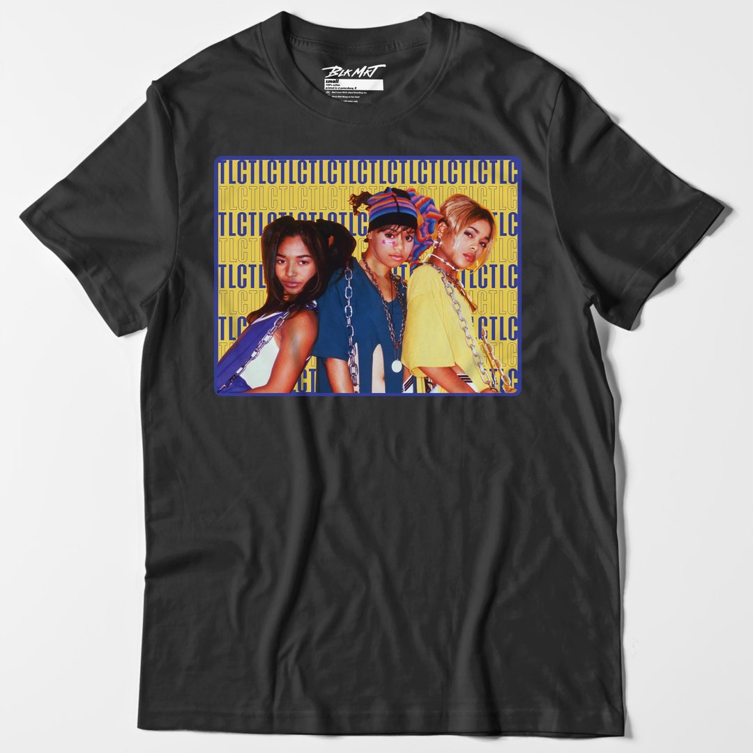 TLC Tribute Shirt T-boz Left Eye Chilli Tour Merch Yellow TLC Multiple ...