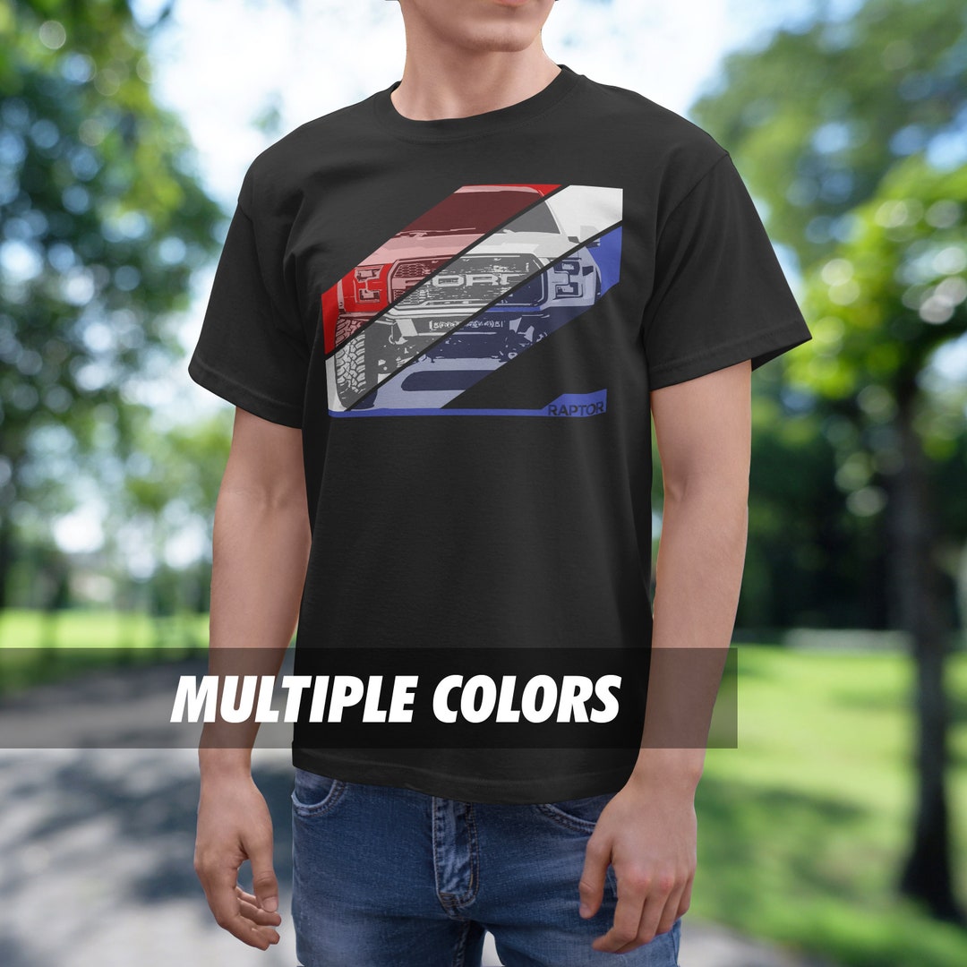 Ford F-150 Raptor Shirt Red White Blue Ford SVT Raptor Gen 2 Off-road ...