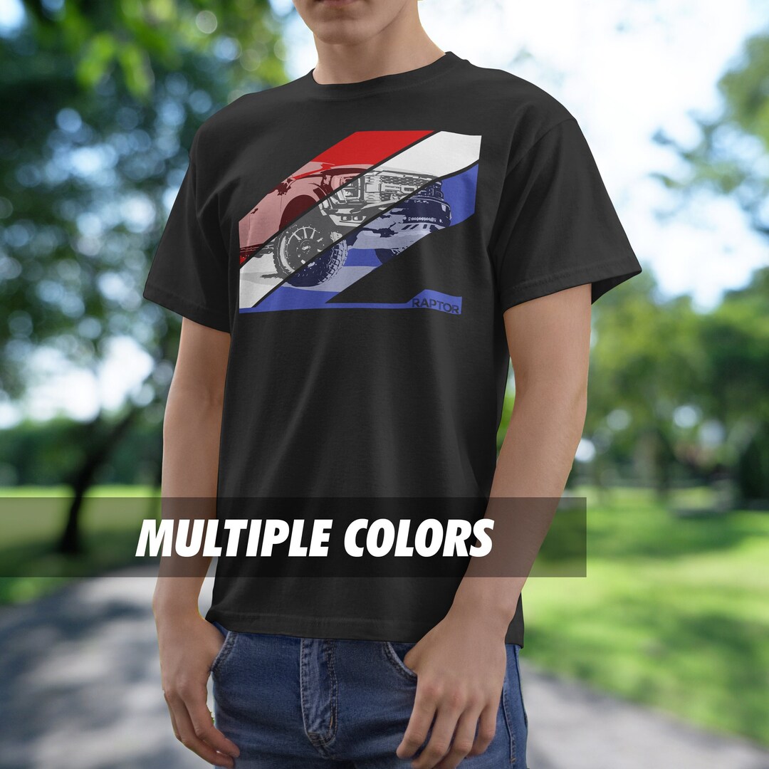 Ford F-150 Raptor Shirt Red White Blue Ford SVT Raptor Gen 3 Off-road ...
