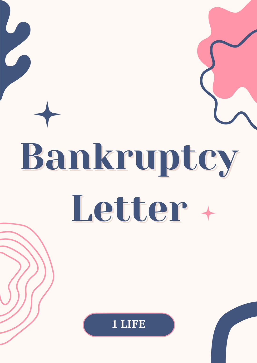 Bankruptcy Letter Template - Etsy