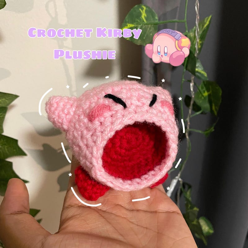 Crochet Kirby - Etsy