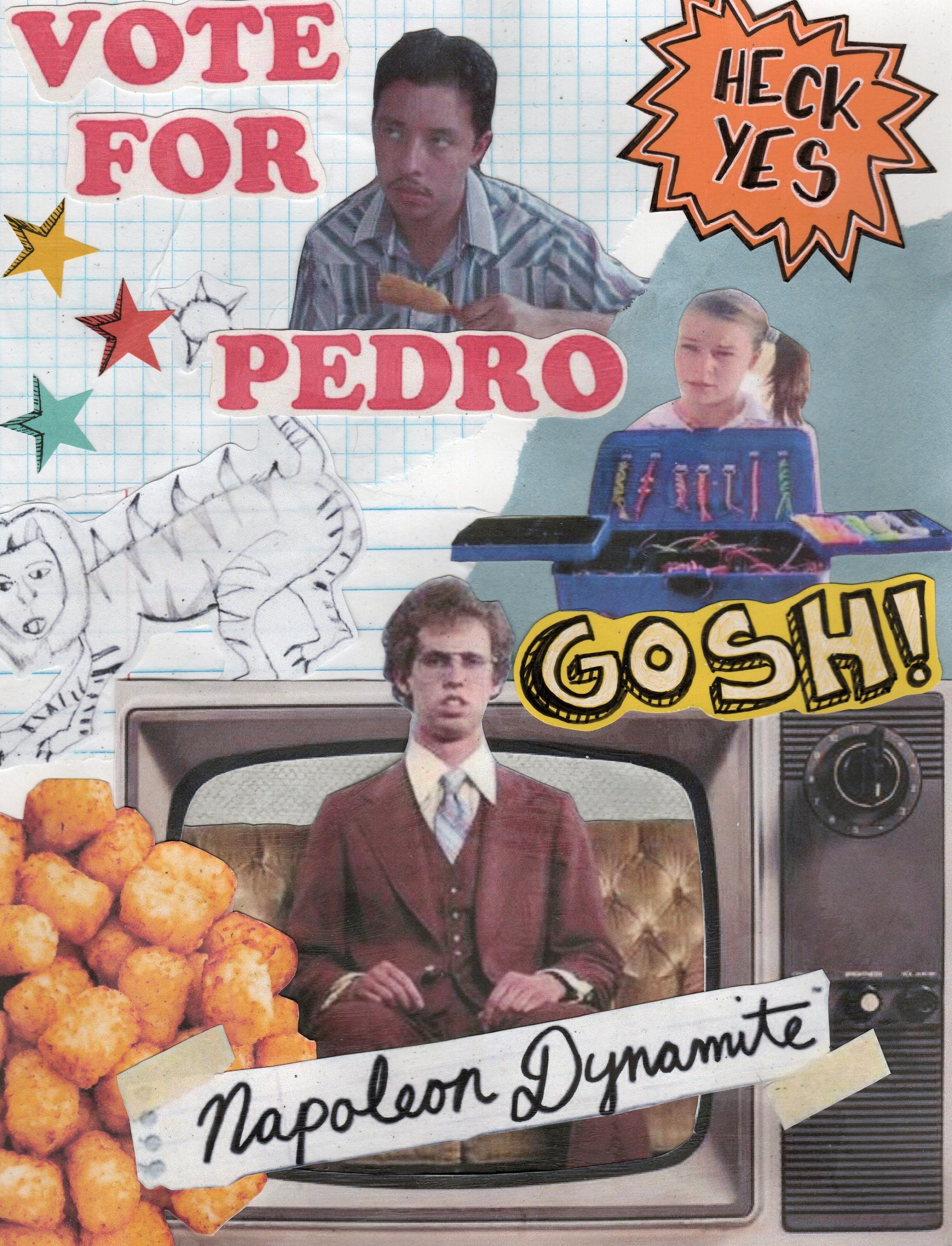 Napoleon Dynamite Collage - Print - Etsy