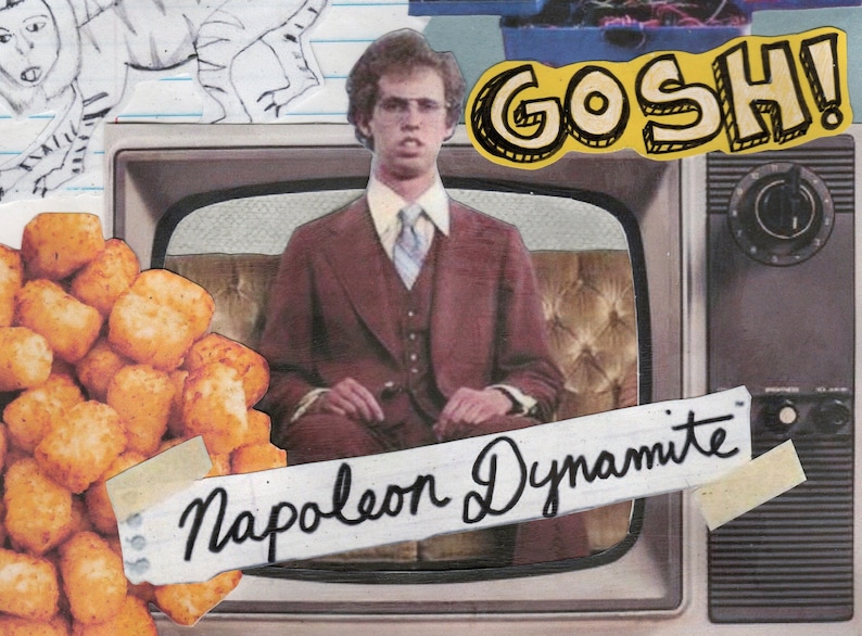 Napoleon Dynamite Collage - Print - Etsy