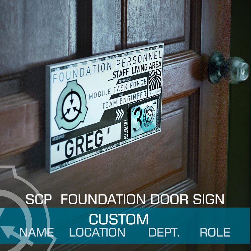 Scp Sign - Etsy