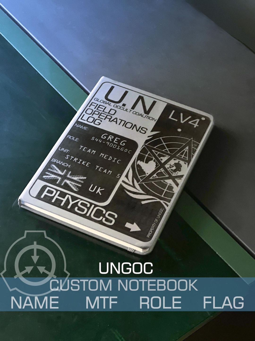 Custom UNGOC Field Operations Log A5 Journal – Personalized Leatherette ...