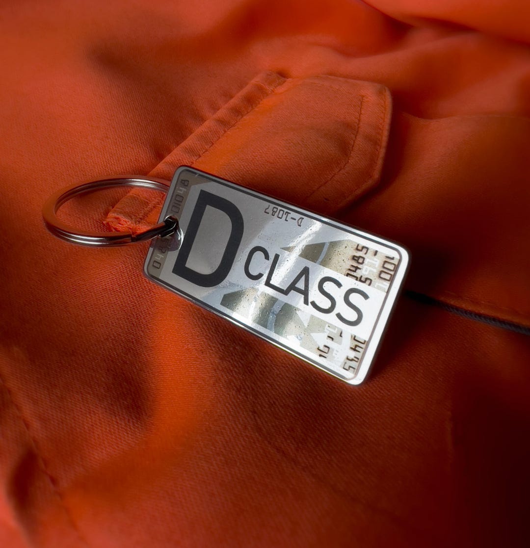 SCP Foundation D-class Prisoner Custom Stainless Steel Keychain Symbol ...