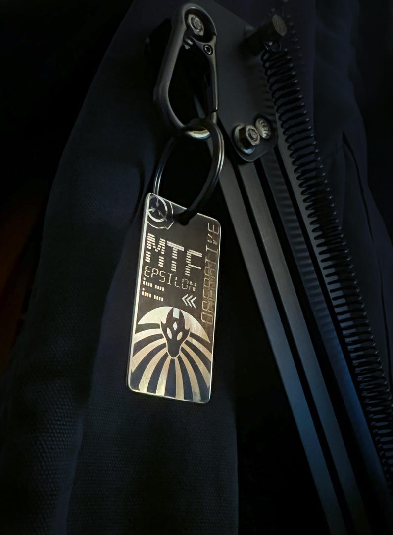 Personalised SCP Foundation Keychain: Custom MTF Stainless Steel Tag ...