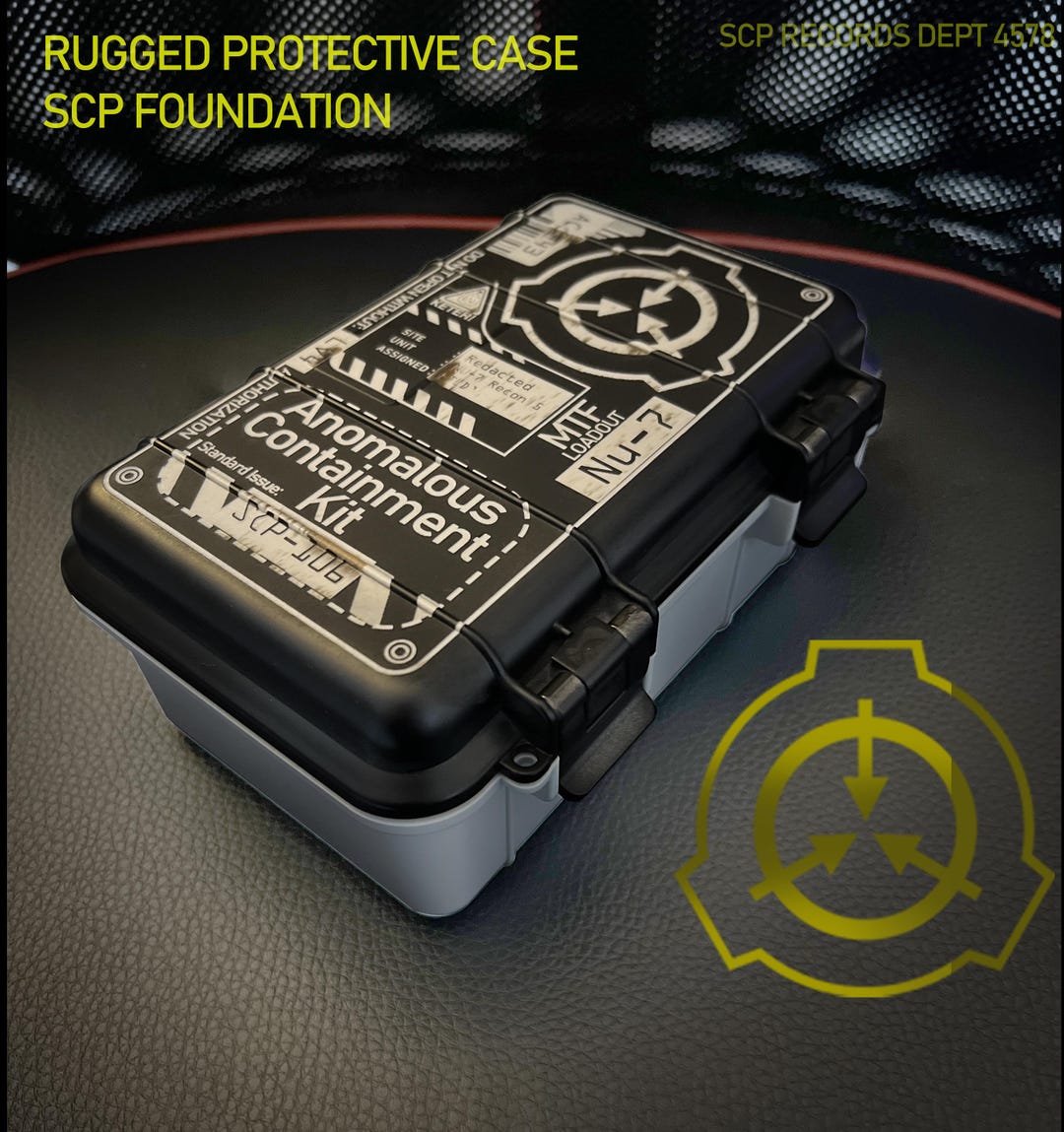 SCP Foundation Custom Rugged Storage Case Durable ABS Rugged Foam ...