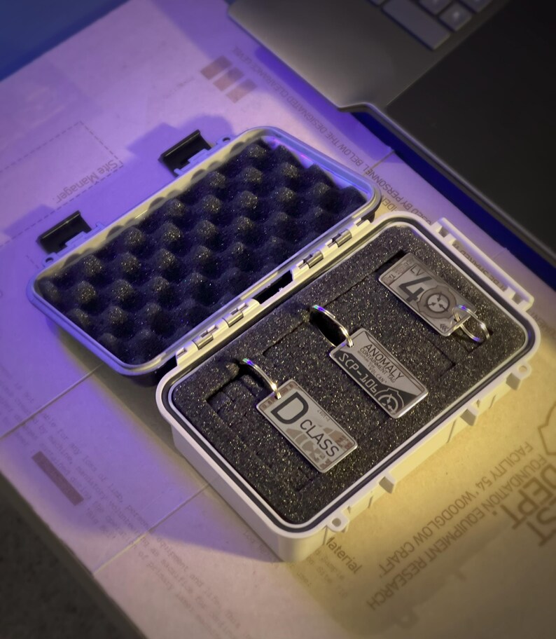 Personalised SCP Foundation 'anomalous Containment Kit', Cosplay Prop ...