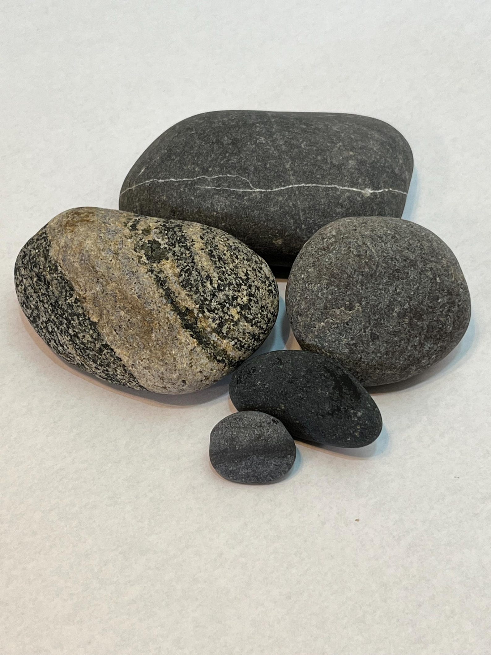 Lake Erie Smooth Black Stacking Stones - Etsy