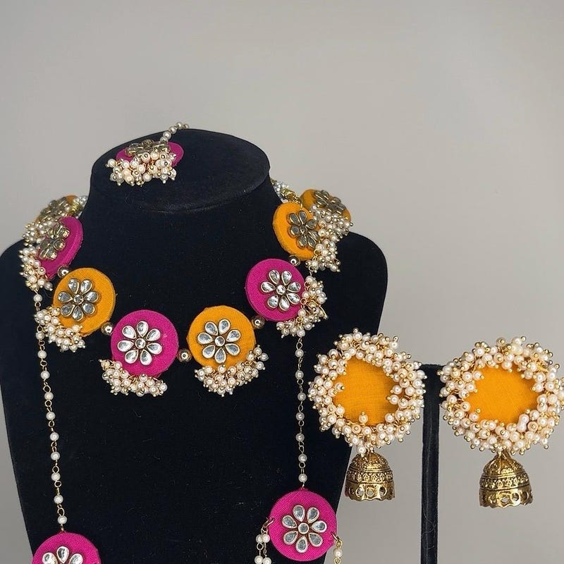 Flower Jewelry Haldi - Etsy