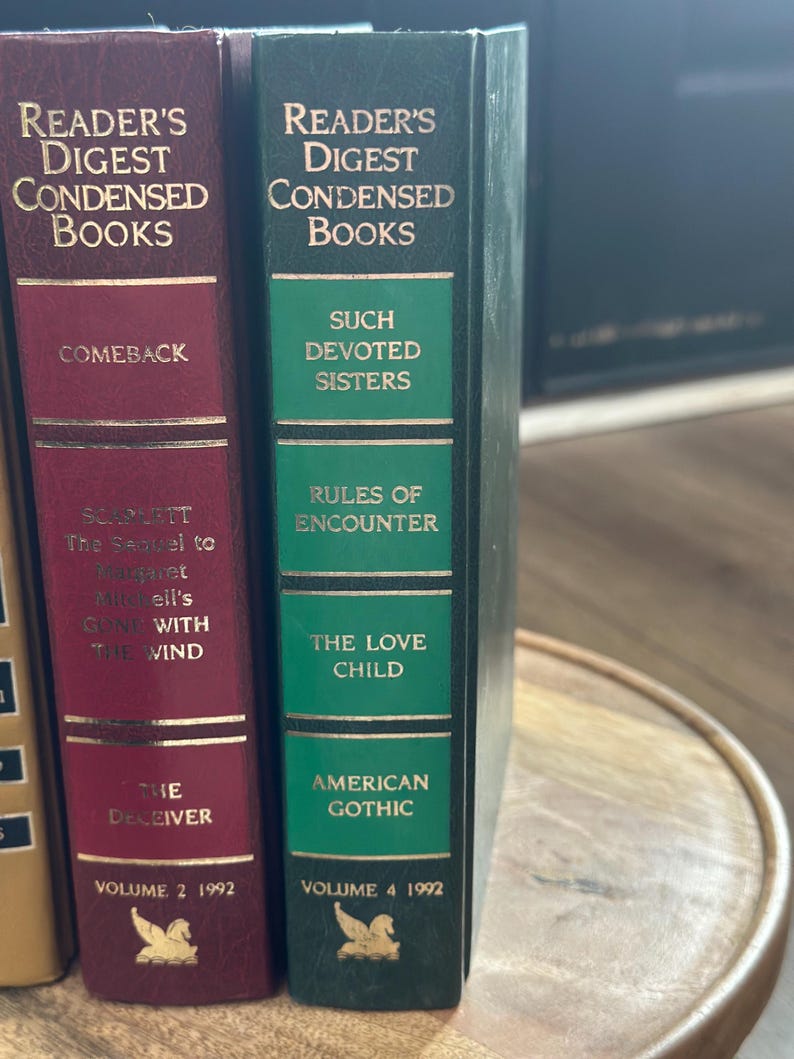 Vintage Reader’s Digest Condensed Books Set – 1970 & 1992 Volumes ...
