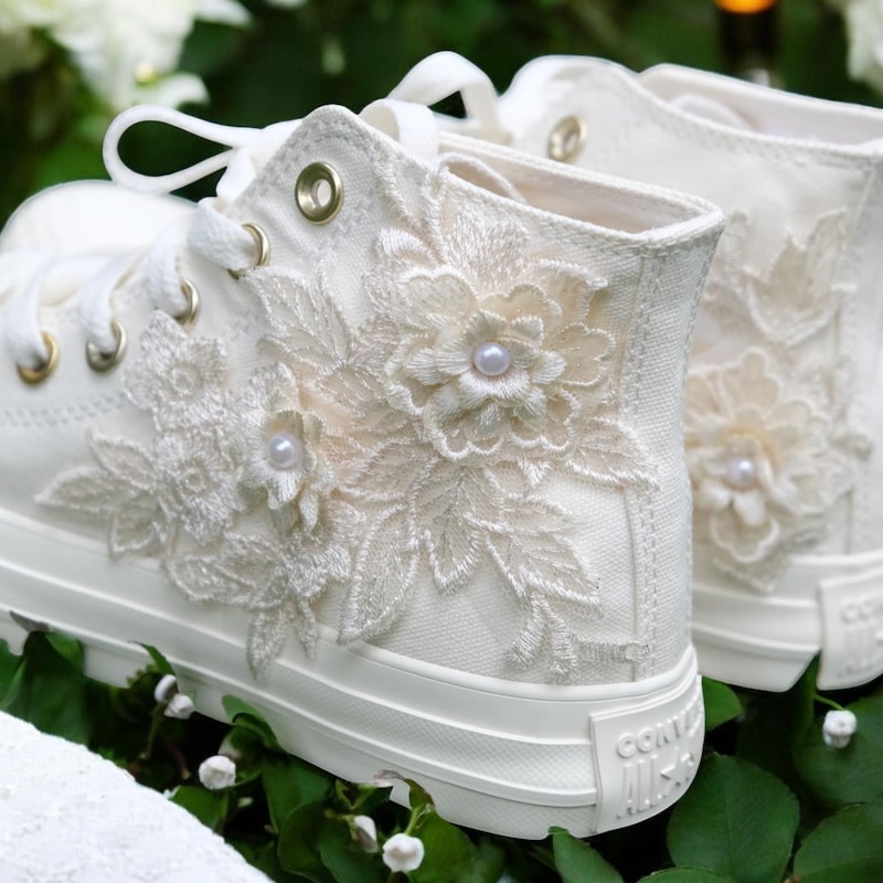 Bridal Converse - Etsy