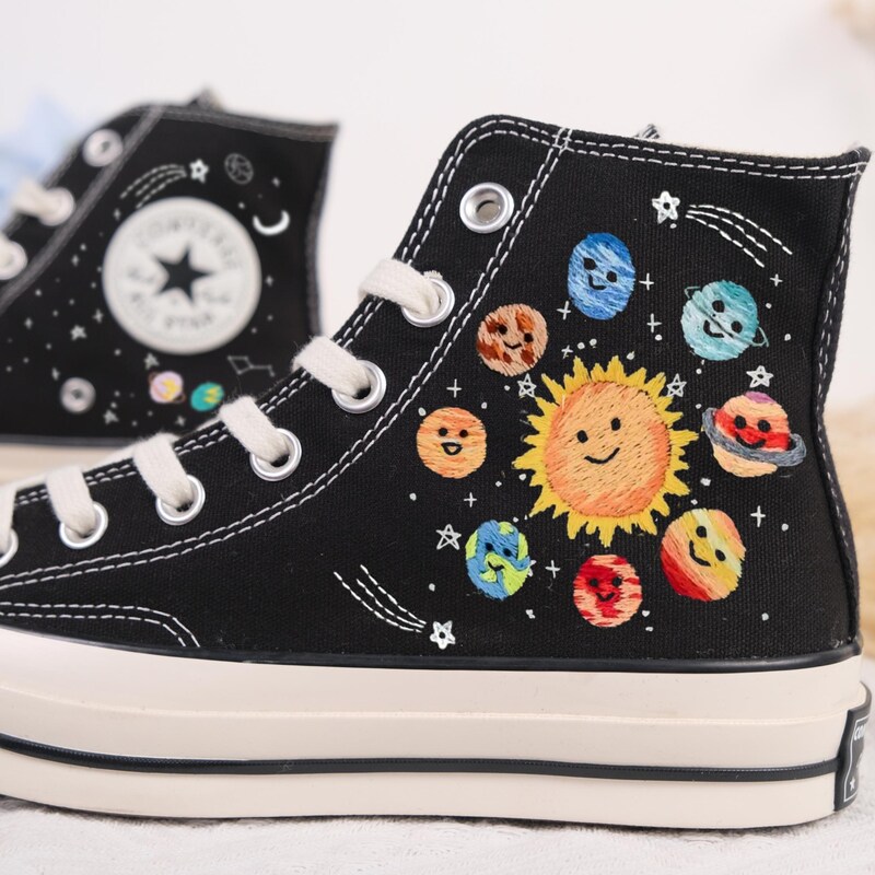 Galaxy Converse - Etsy