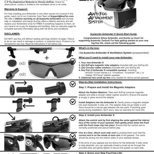 Airbender X - Exfog Adapter for ESS & Oakley Airsoft Glasses | Oakley M ...