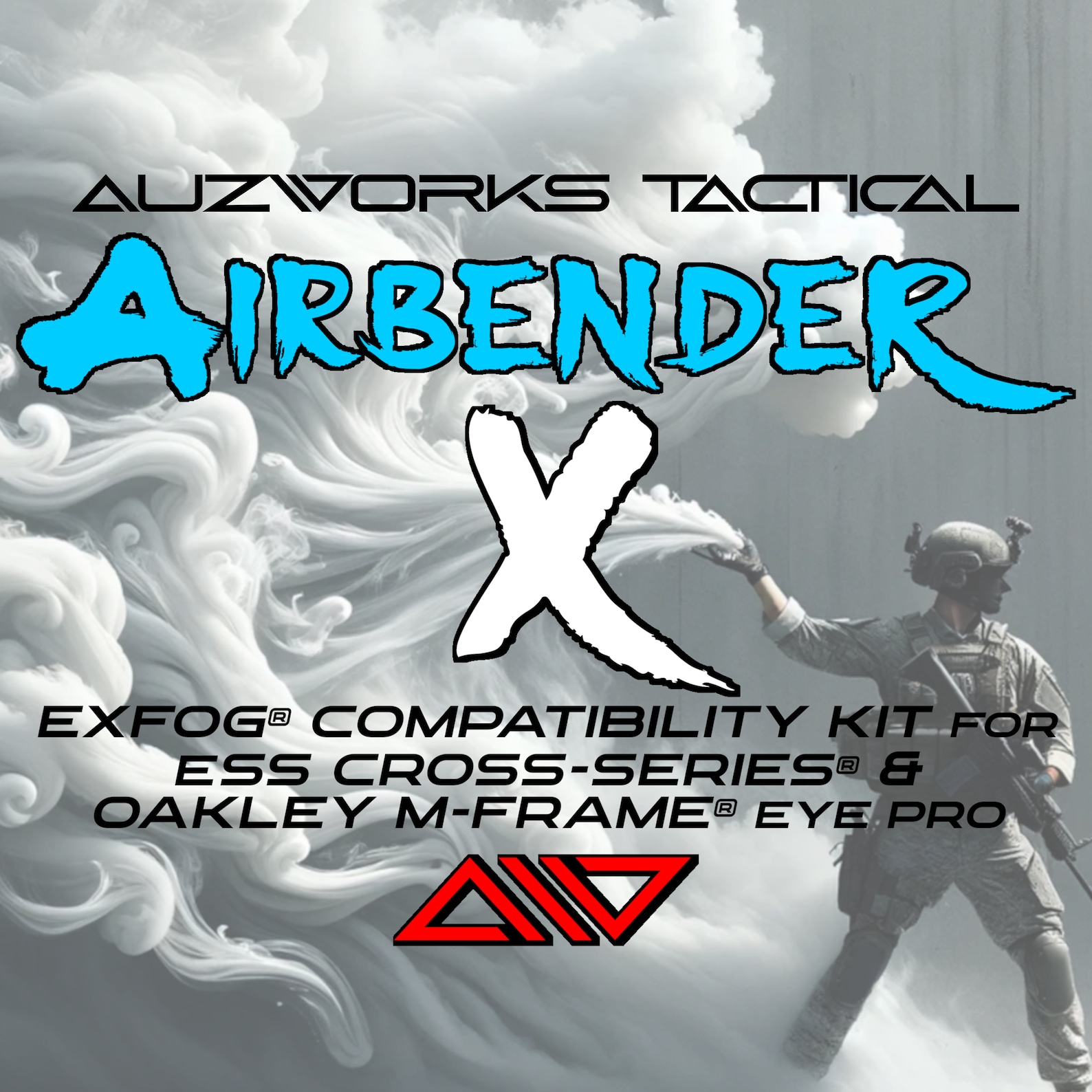 Airbender X - Exfog Adapter for ESS & Oakley Airsoft Glasses | Oakley M ...