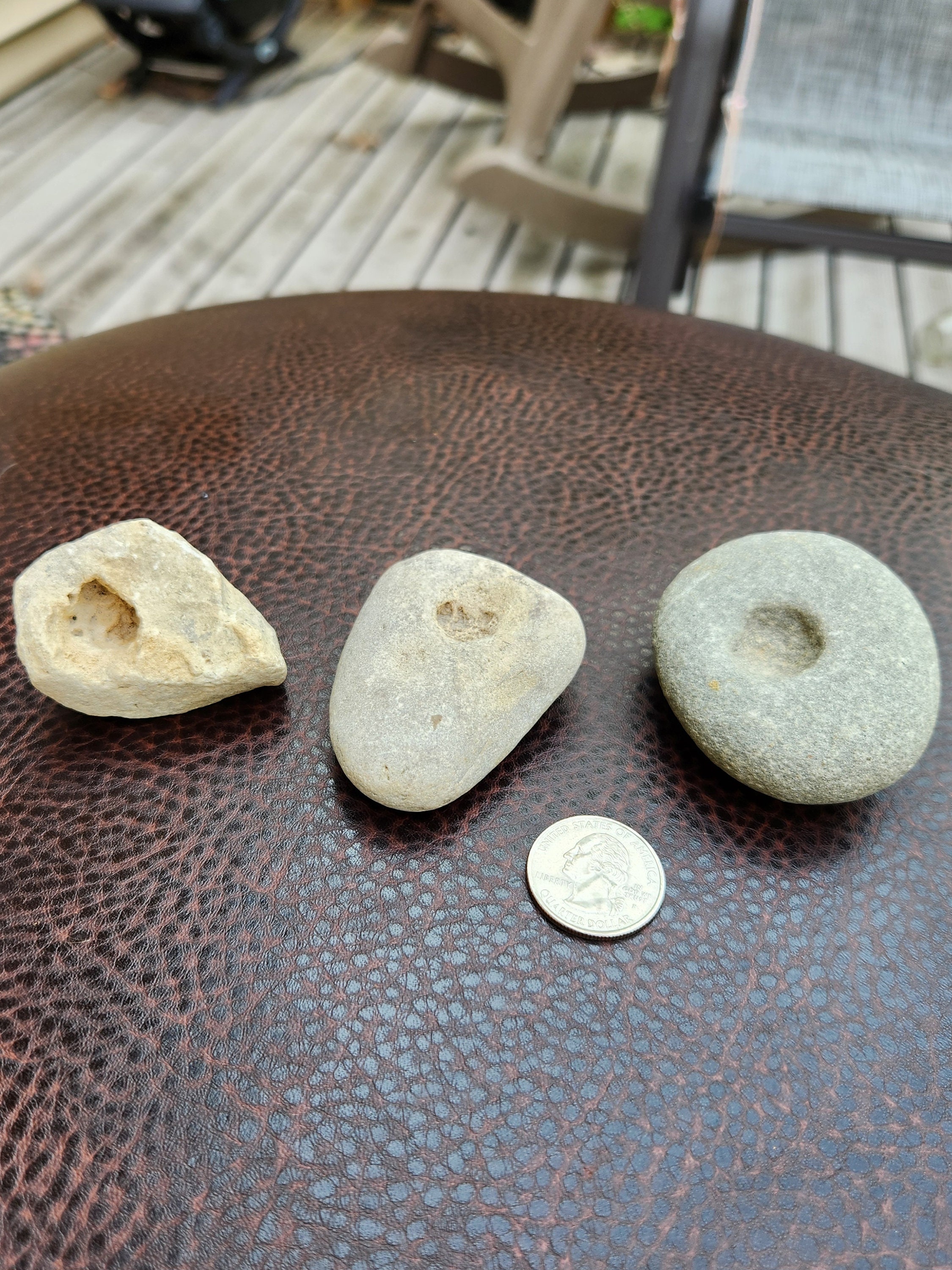 Native American Artifacts: Set of Three Firestones - Etsy
