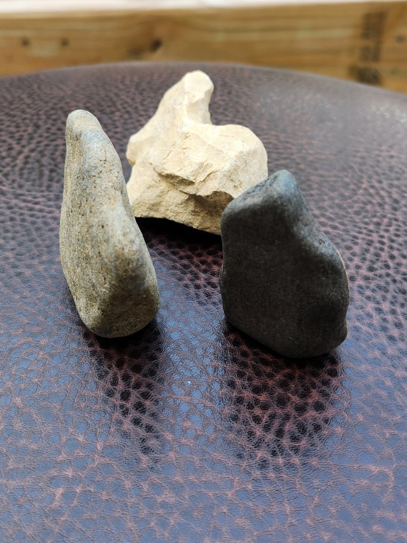 Native American Artifacts: Set of Three Grinders/pestles/hammer-stones ...
