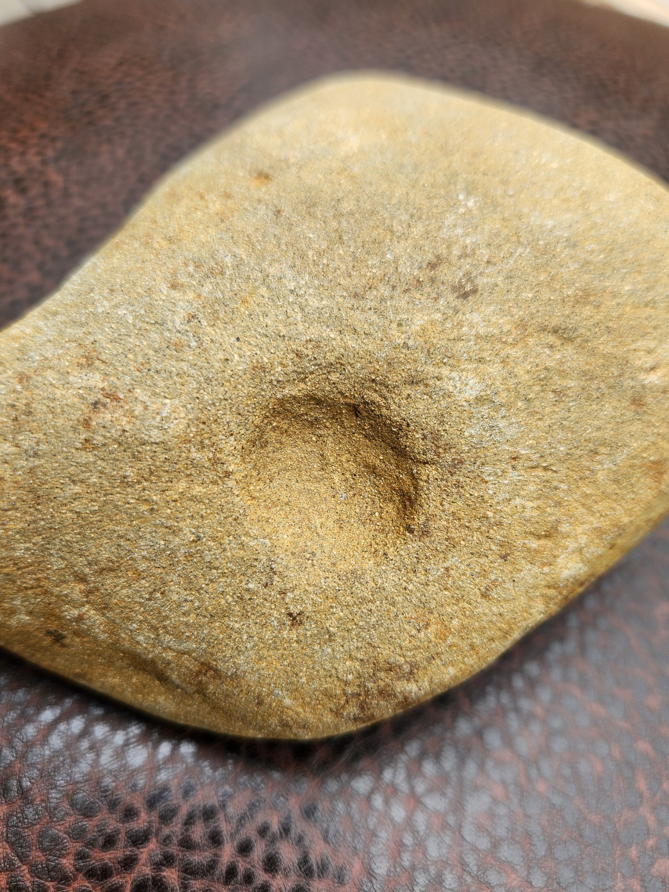 Native American Artifacts: Nutting Stone/eagle Effigy, Paint Pot ...