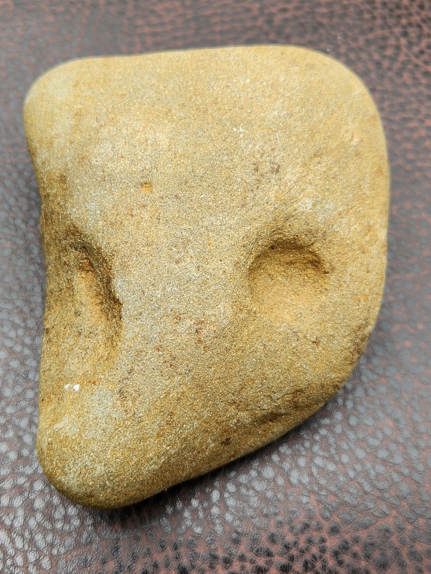 Native American Artifacts: Nutting Stone/eagle Effigy, Paint Pot ...