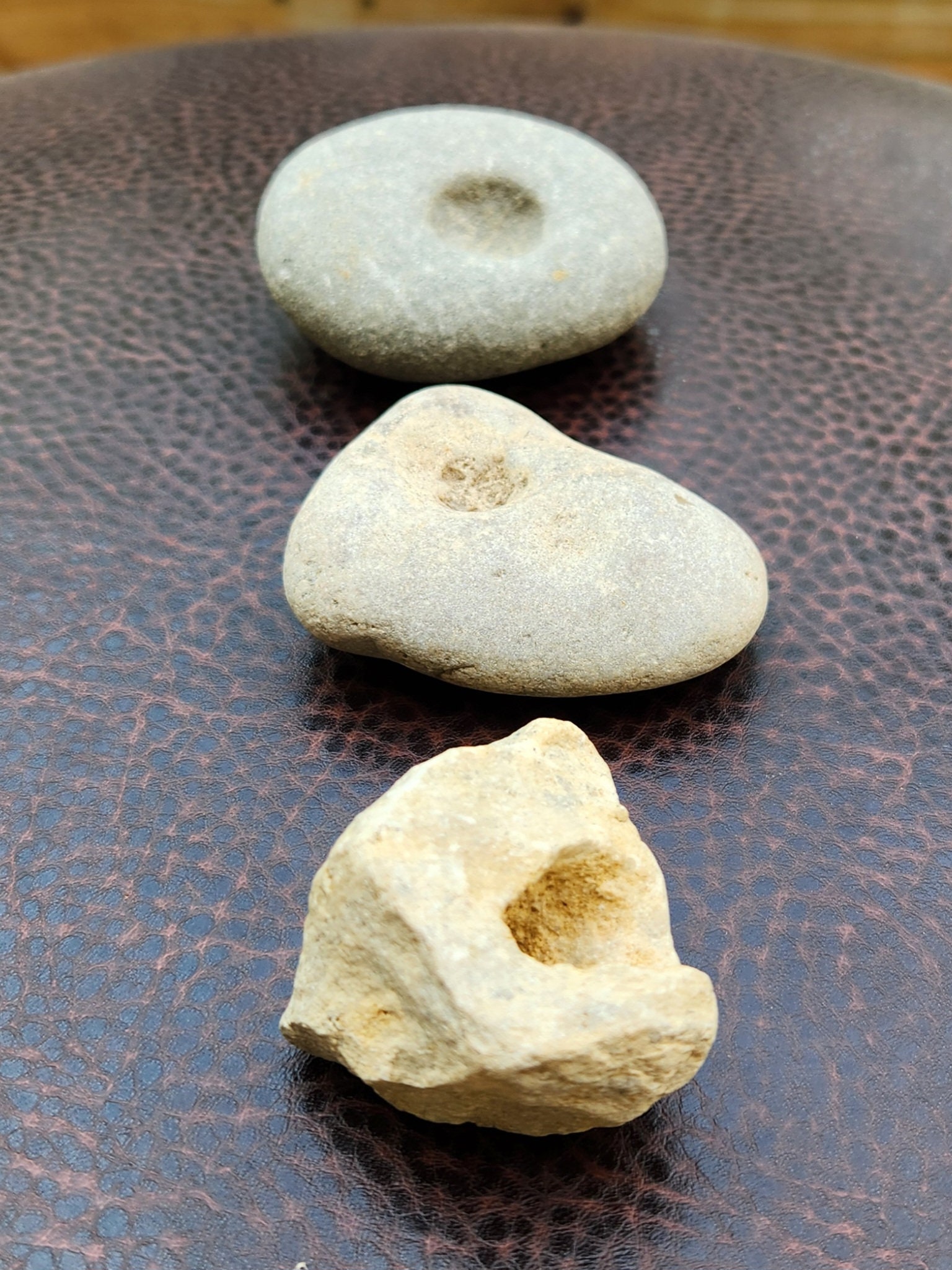 Native American Artifacts: Set of Three Firestones - Etsy