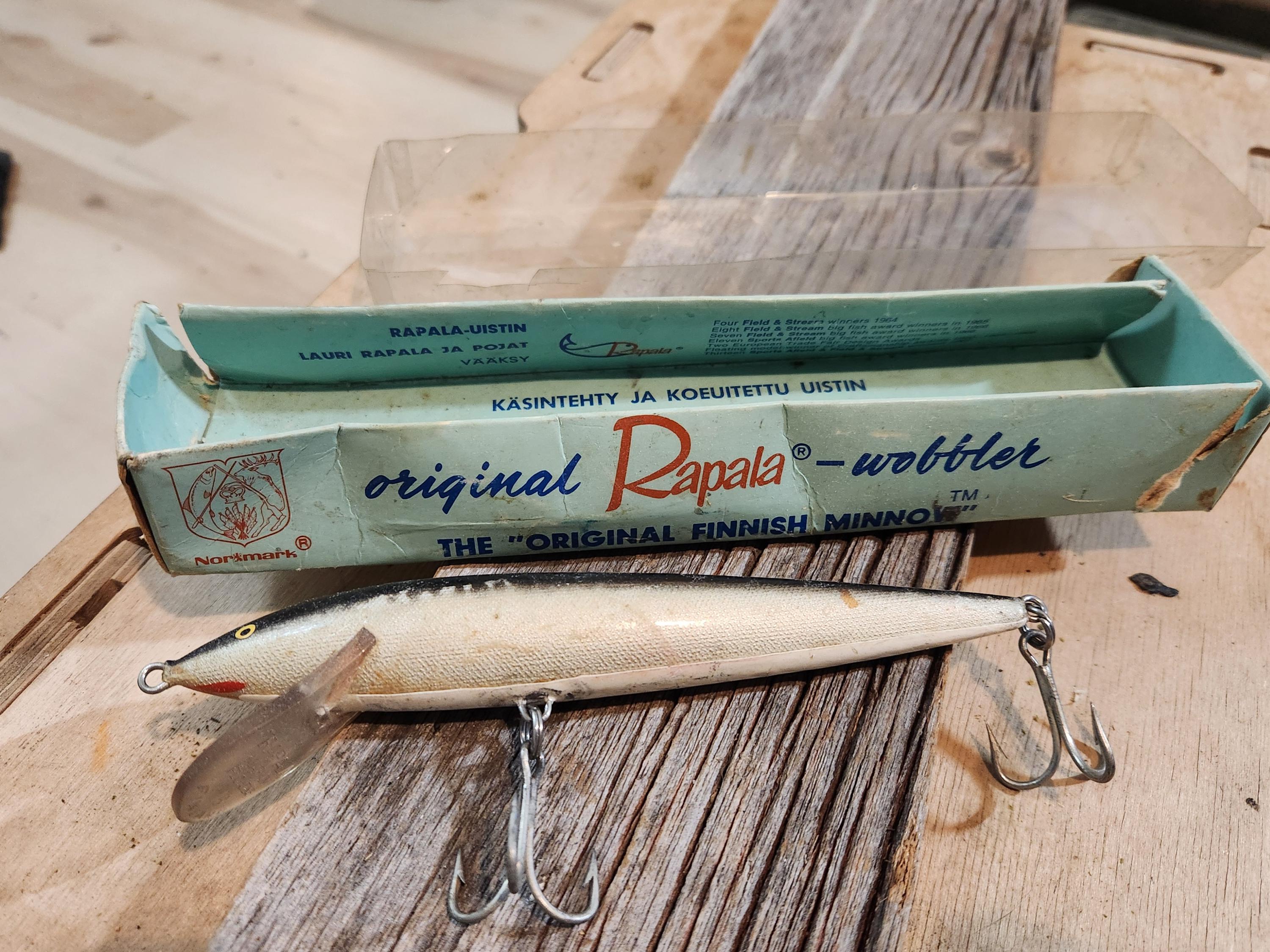 Vintage Rapala Magnum Floating 18cm Silver Hopea W/ Original Box ...