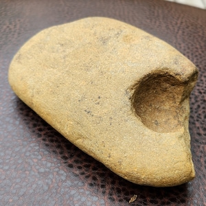 Native American Nutting Stone: Well-worn Stone Tool Artifact - Etsy