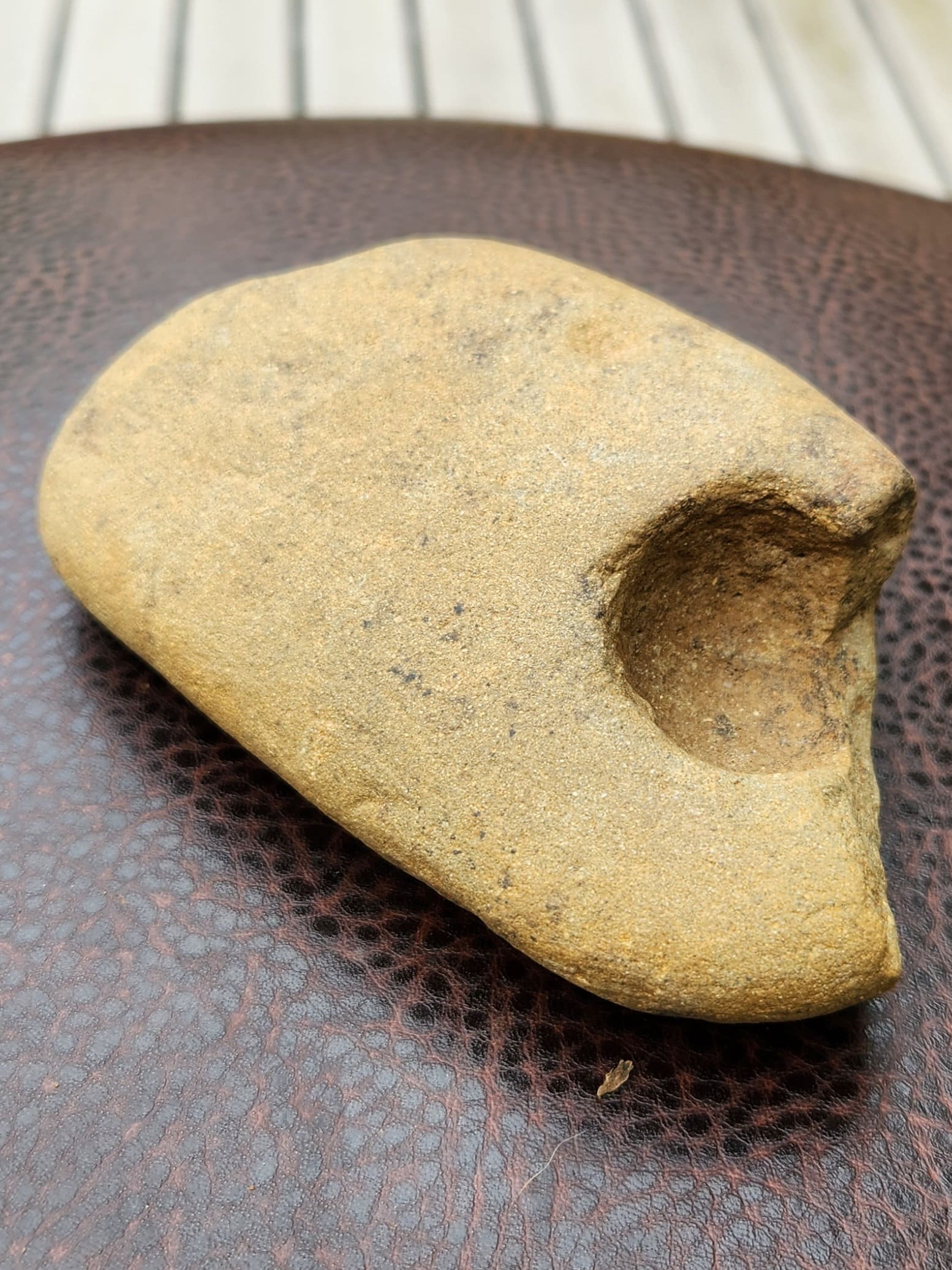 Native American Nutting Stone: Well-worn Stone Tool Artifact - Etsy