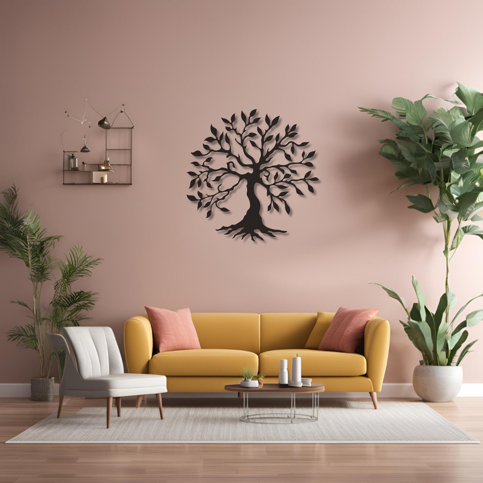 Tree of Life Metal Wall Art, Tree of Life Decor, Tree of Life Wall ...