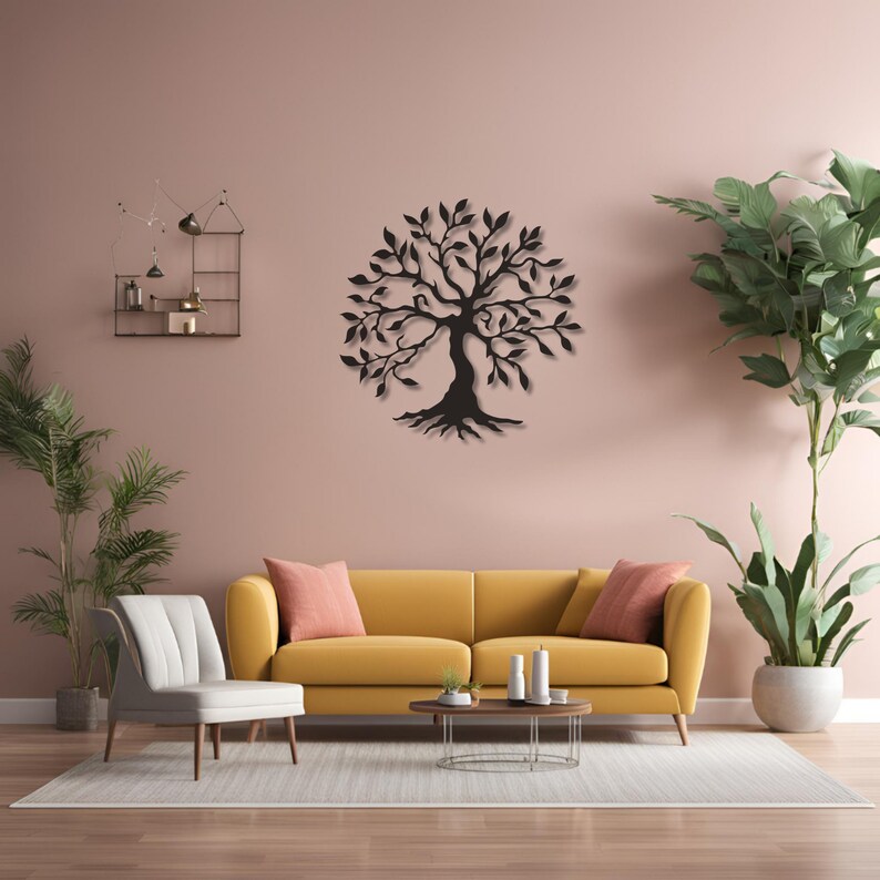 Tree of Life Metal Wall Art, Tree of Life Decor, Tree of Life Wall ...