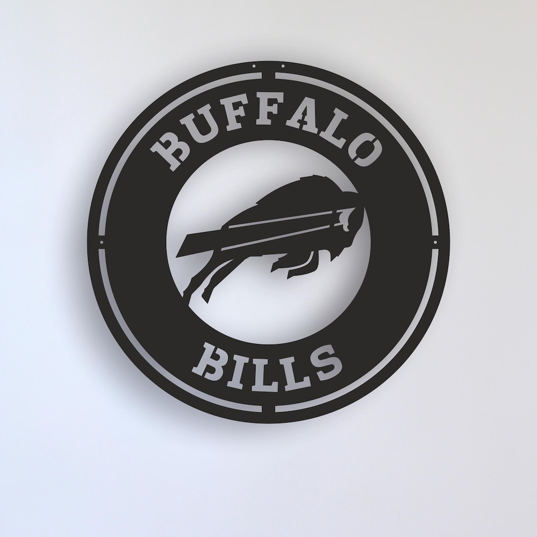Buffalo Bills Metal Wall Art Gift, Unique Metal Wall Decor for Living ...