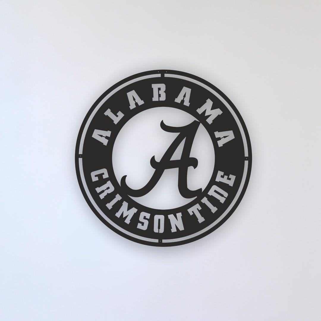 Alabama Crimson Tide Metal Wall Art, Unique Baltimore Ravens Wall Decor ...